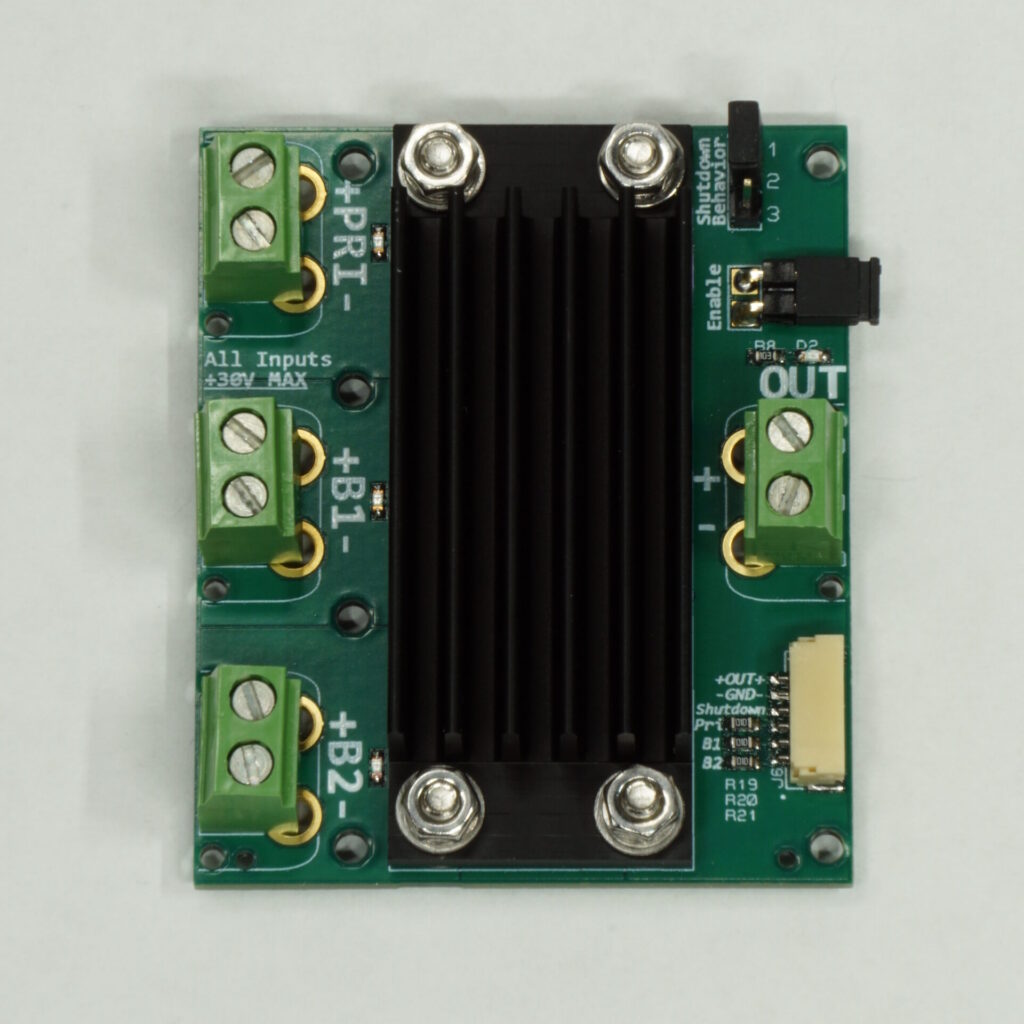 3-Channel, 20Amp Ideal Diode Board with Priority Input - BrownieBoards ...